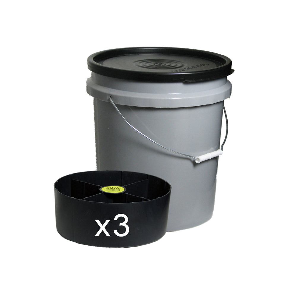 Stuff Sorter Organizer Bucket with 3 Large Trays — Triple S Products