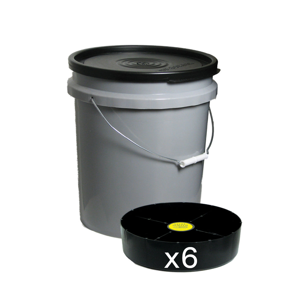 Stuff Sorter Organizer Bucket with 6 Small Trays — Triple S Products