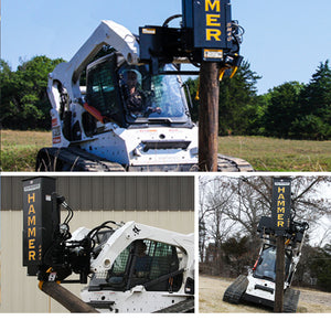 Danuser Hammer Post Driver Skid Steer Attachment — Triple S Products
