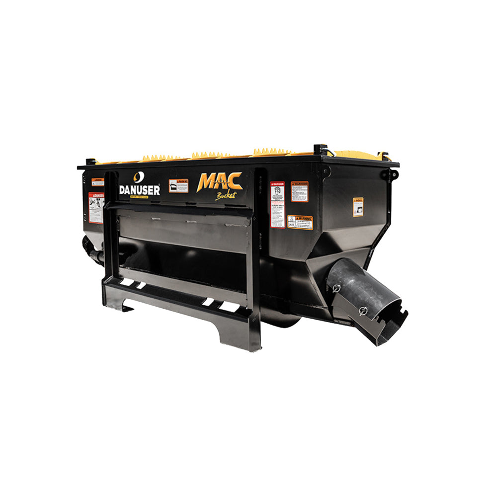 MAC Auger Bucket - Material Handling Auger Bucket Skid Steer Attachmen ...