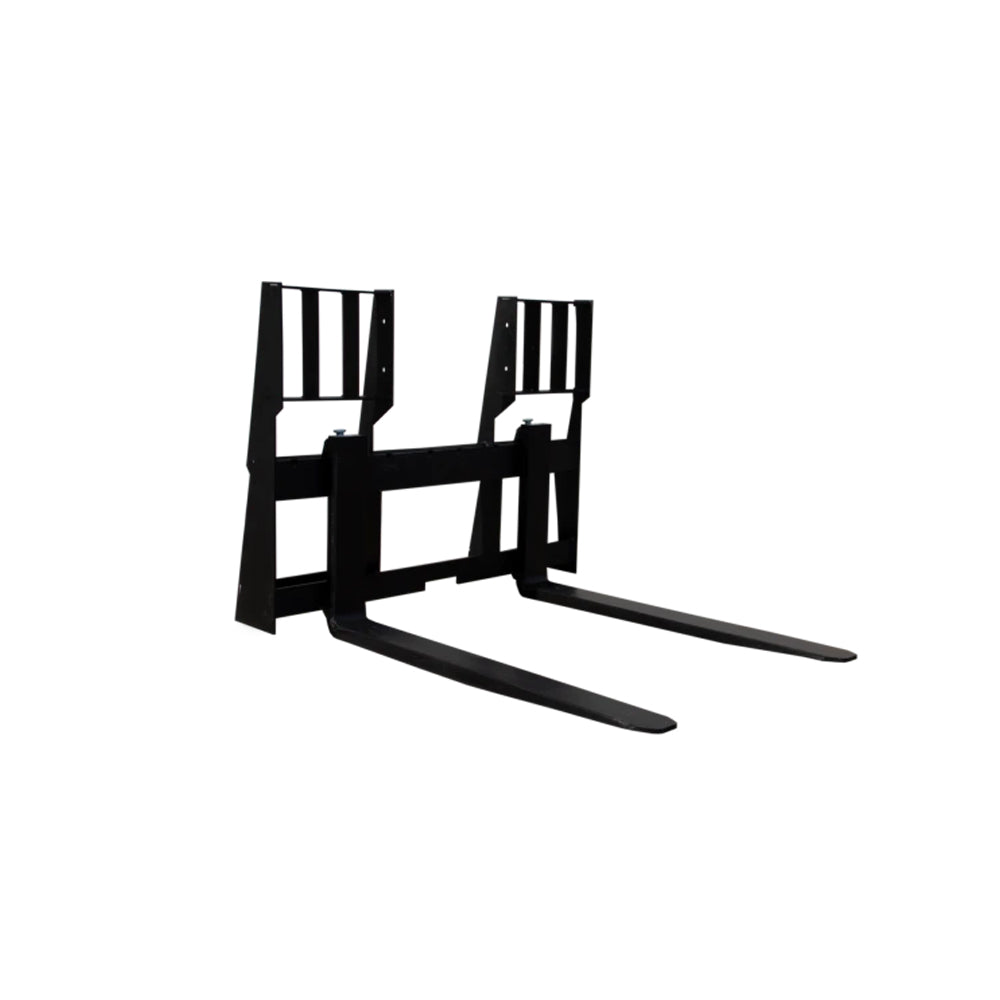 48" Triple S 5500# Walk Through Pallet Forks Skid Steer Attachment ...