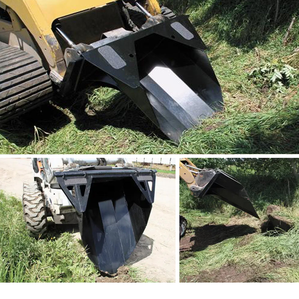 Triple S Utility Tree Spade Skid Steer Attachment — Triple S Products
